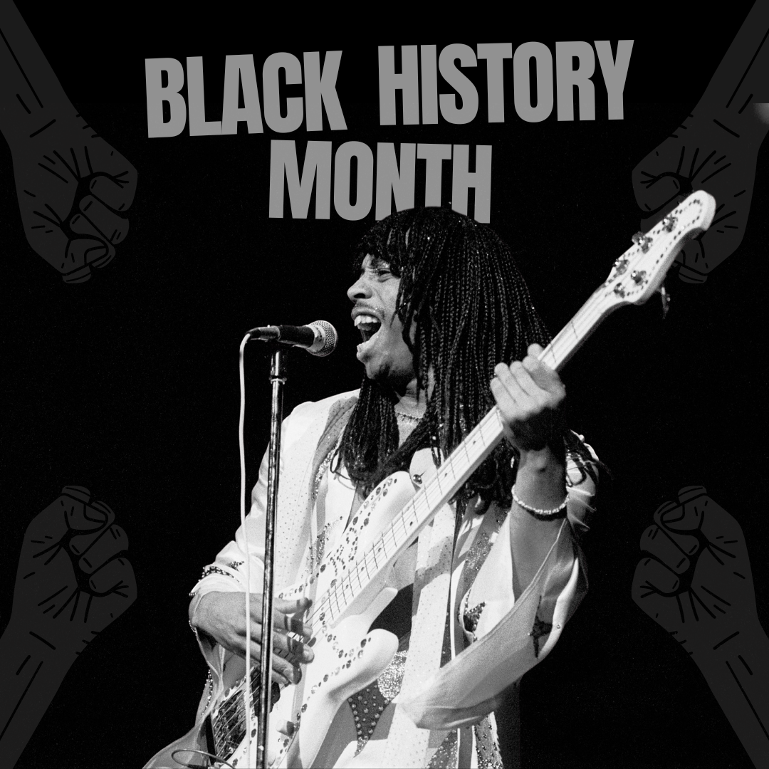 Happy Black History Month – Rick James Merch