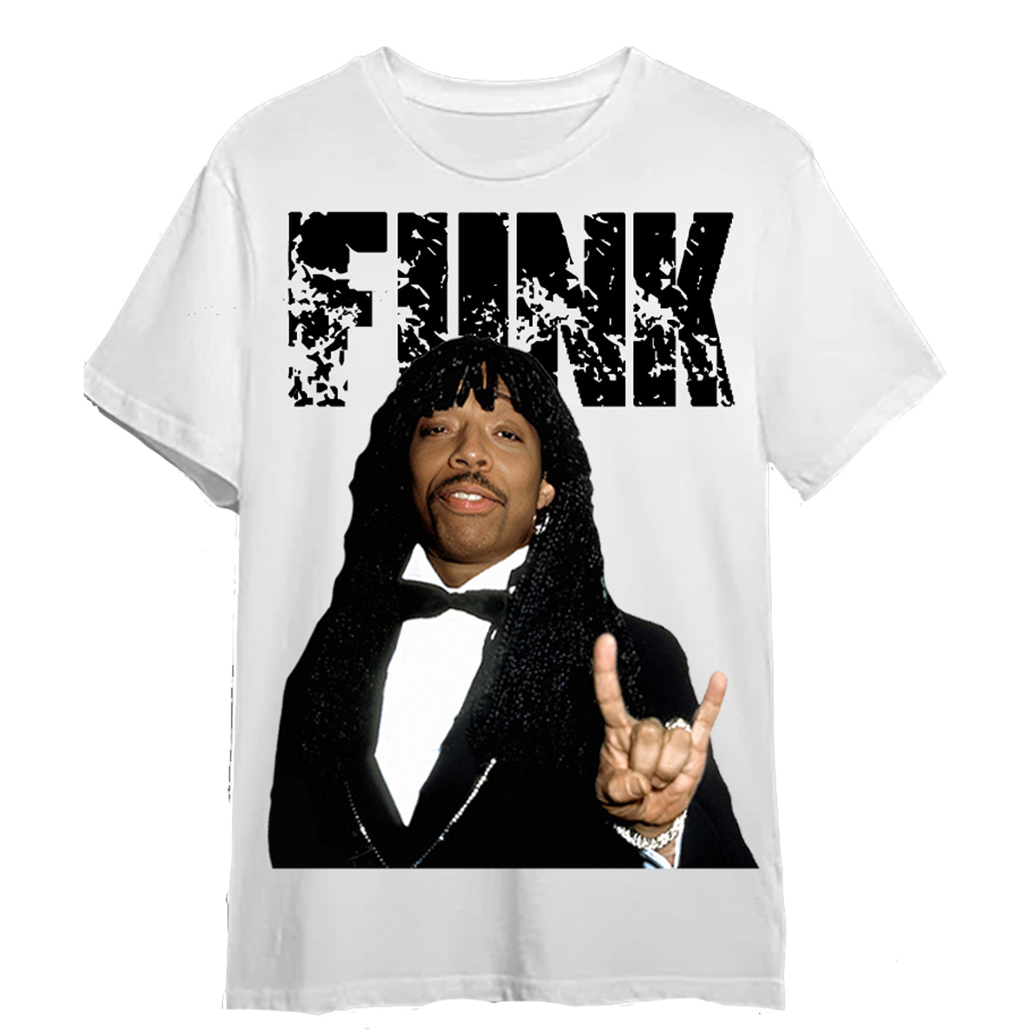 BELOW THE FUNK | WHITE – Rick James Merch